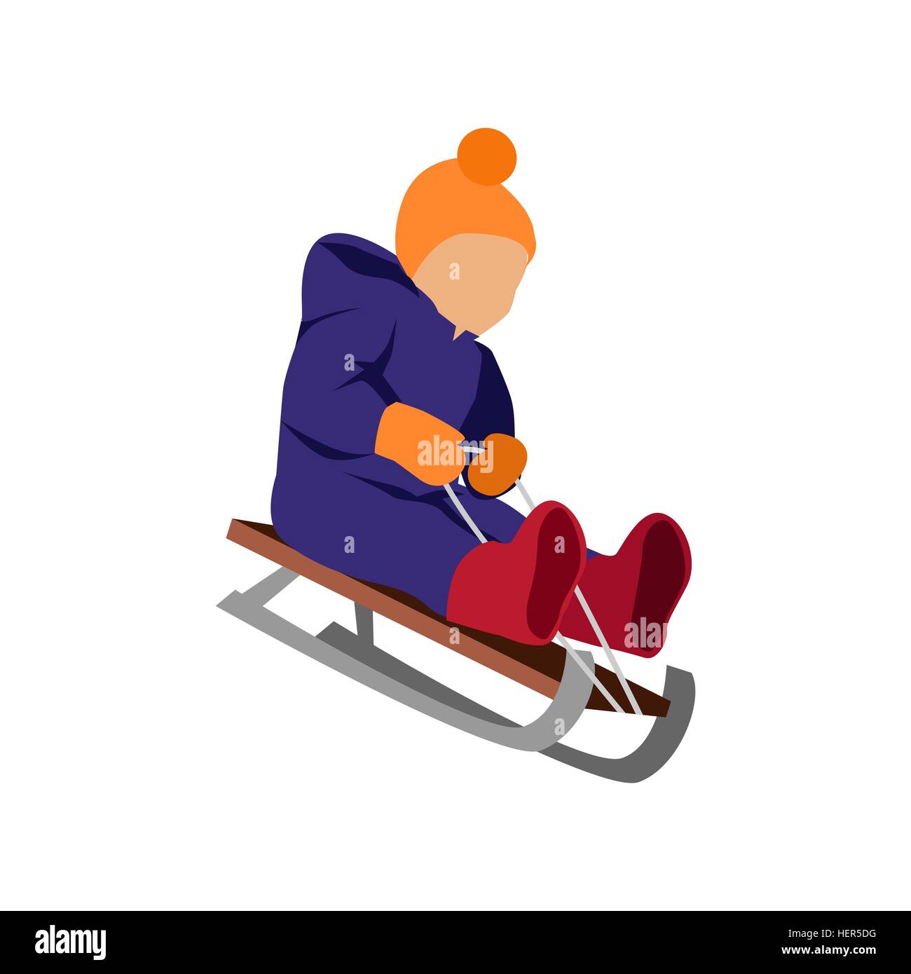 Extreme sledding Cut Out Stock Images & Pictures - Alamy