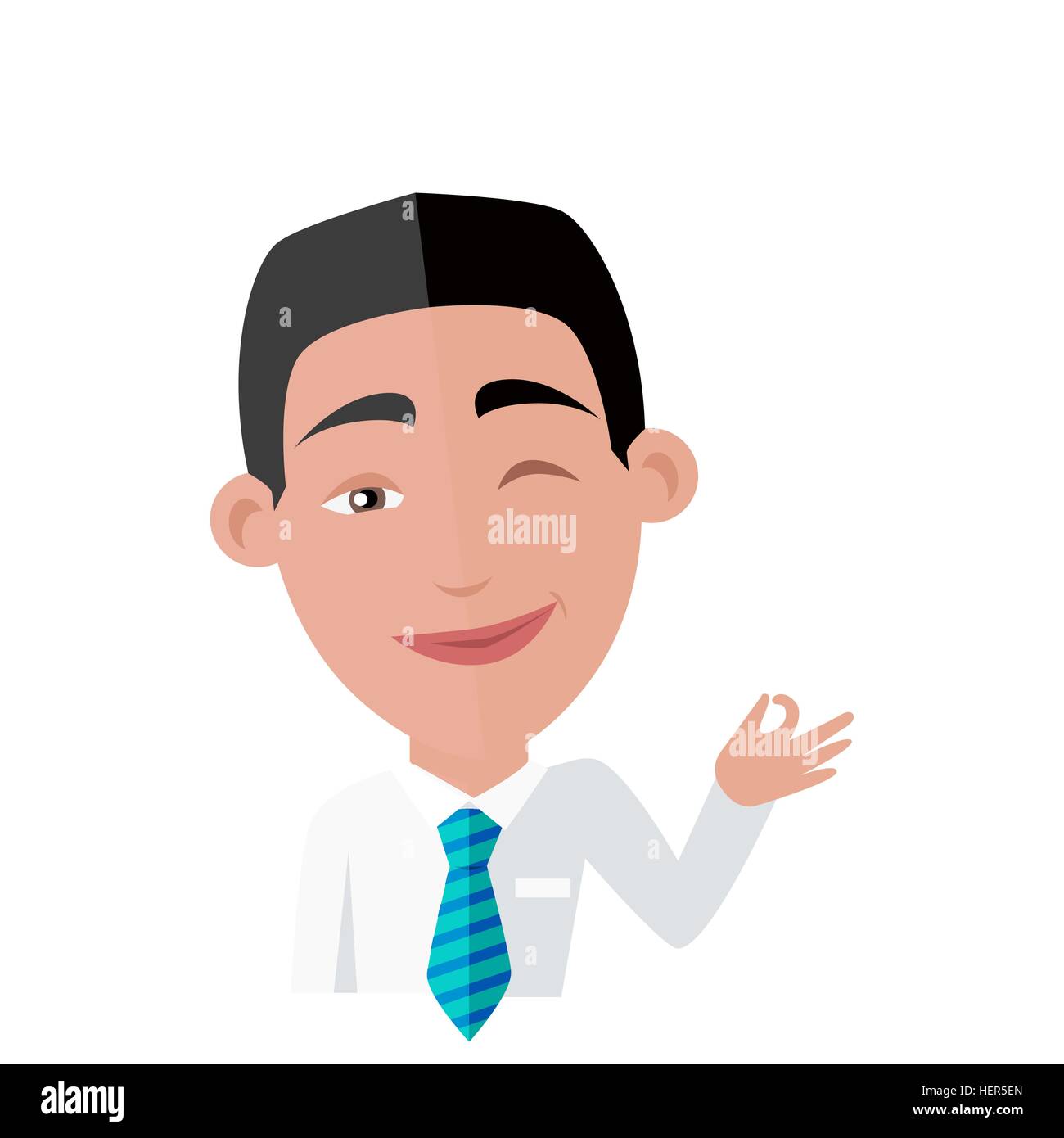 Emotion avatar man happy success. Emotion and avatar, emotions faces ...