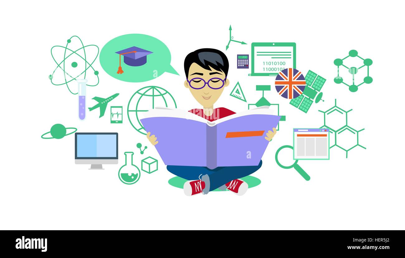 Teaching process Stock Vector Images - Alamy