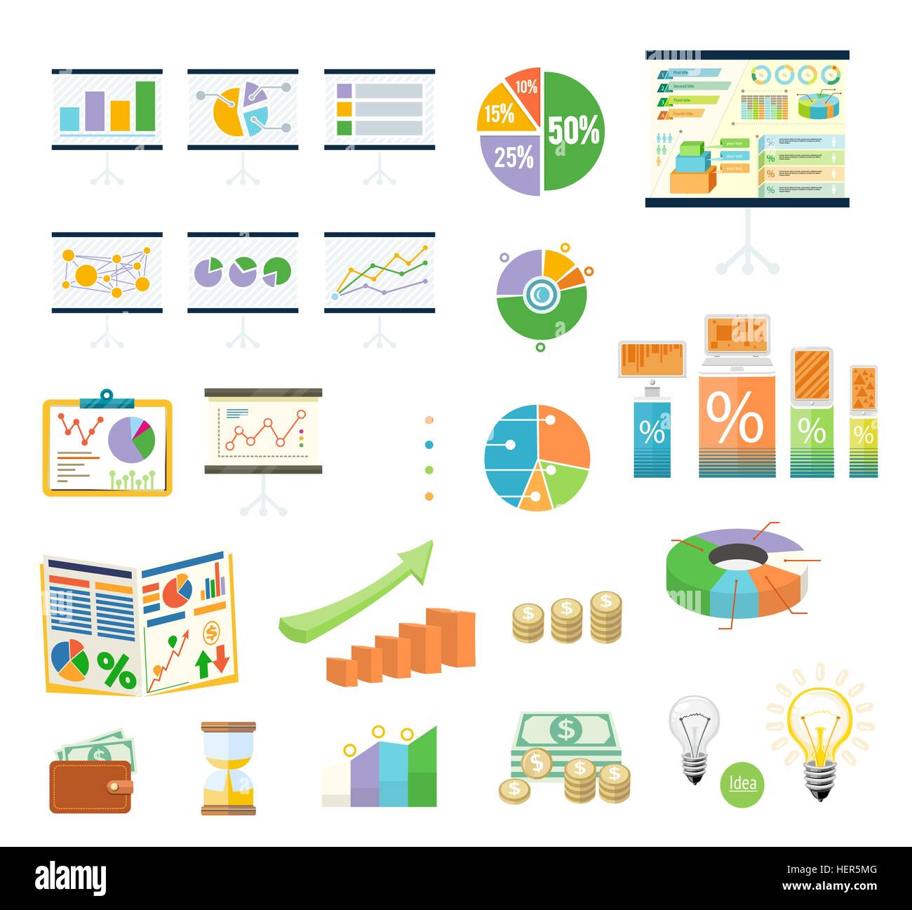 Data tools finance diagram and graphic. Data and tool, chart and ...