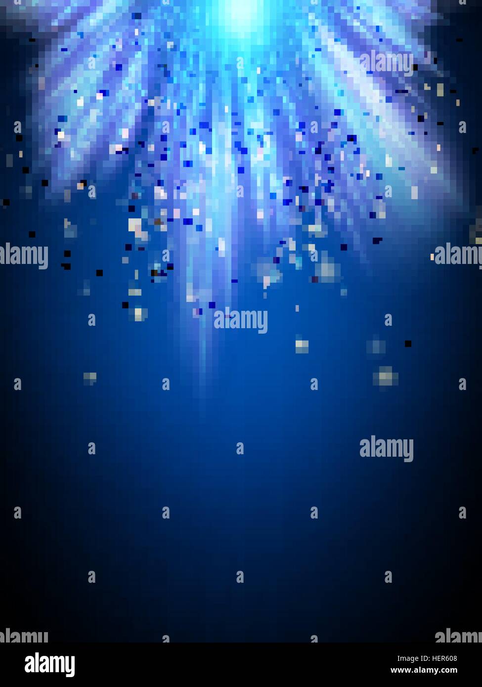 Blue Holiday Burst Eps 10 Stock Vector Image And Art Alamy