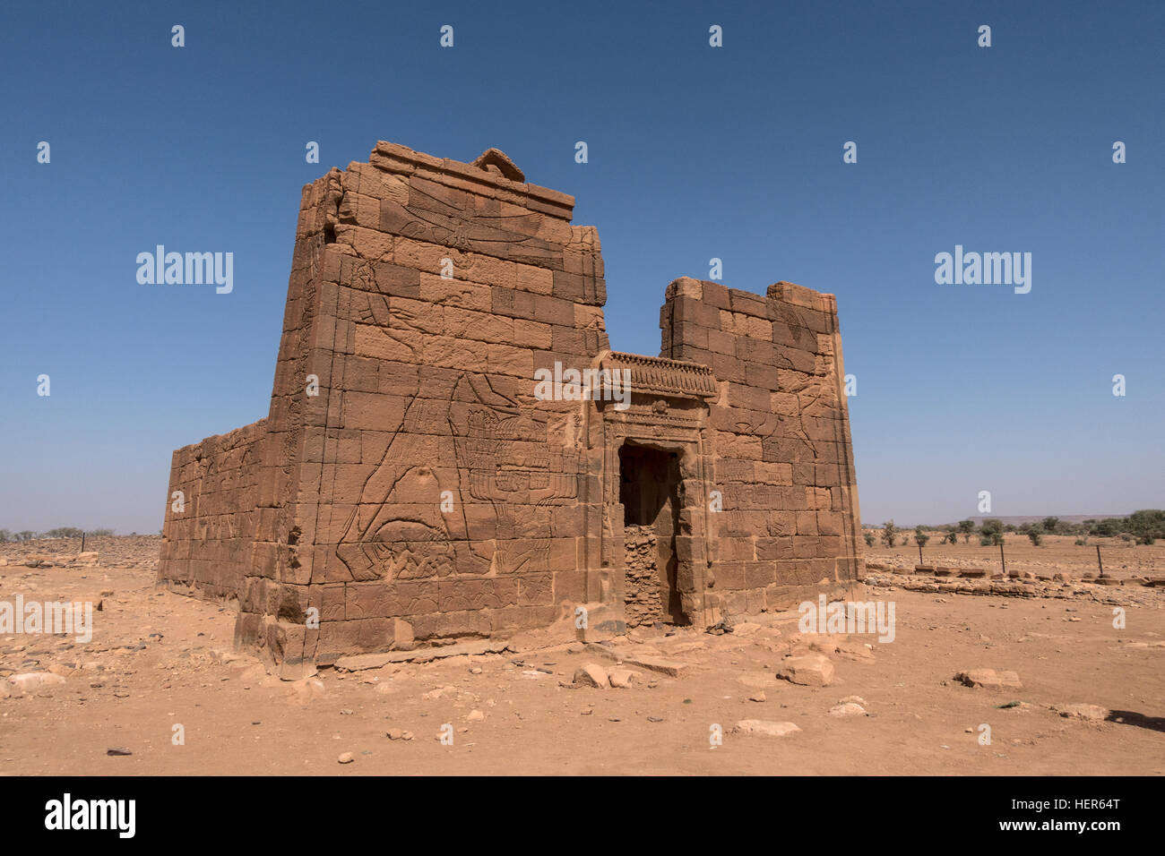 Naqa meroitic temple hi-res stock photography and images - Alamy
