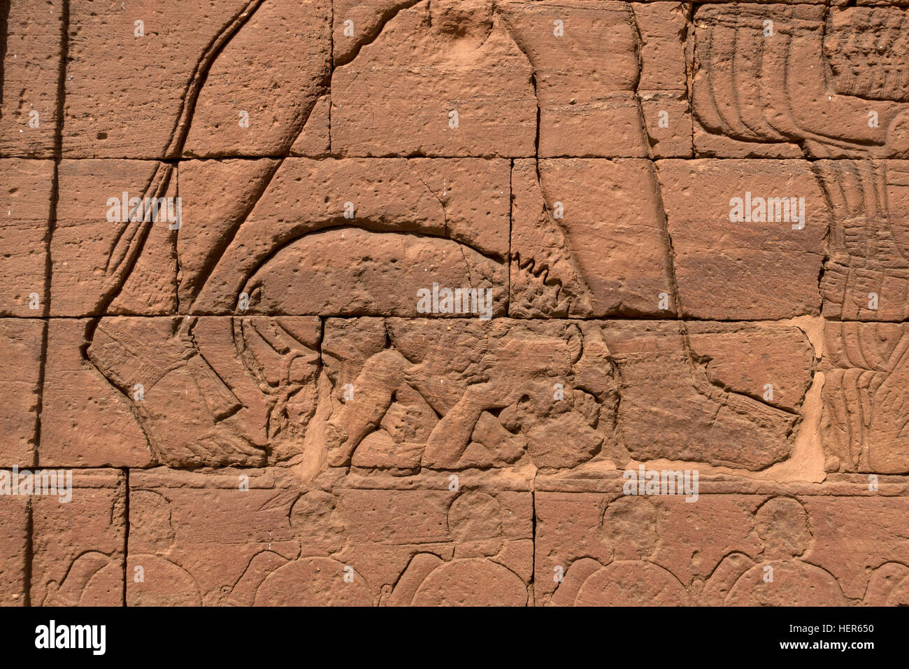 Archaeological Site of Naqa, Sudan, Africa Stock Photo - Alamy