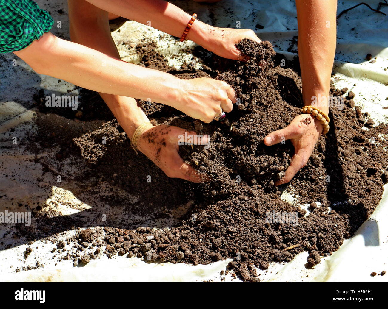 Mixing soil hi-res stock photography and images - Alamy