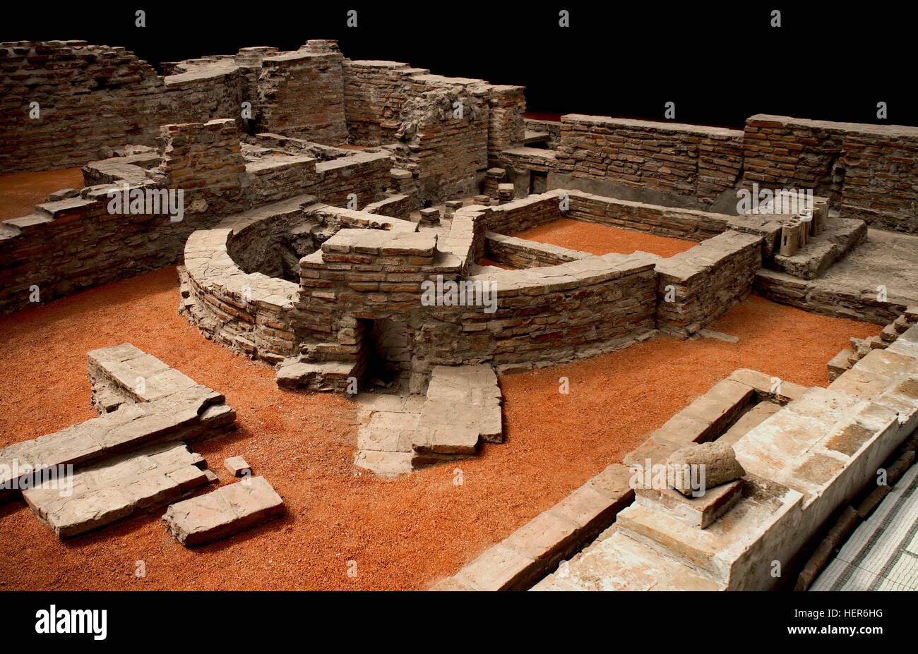 Sirmium - the remains of the walls Stock Photo - Alamy