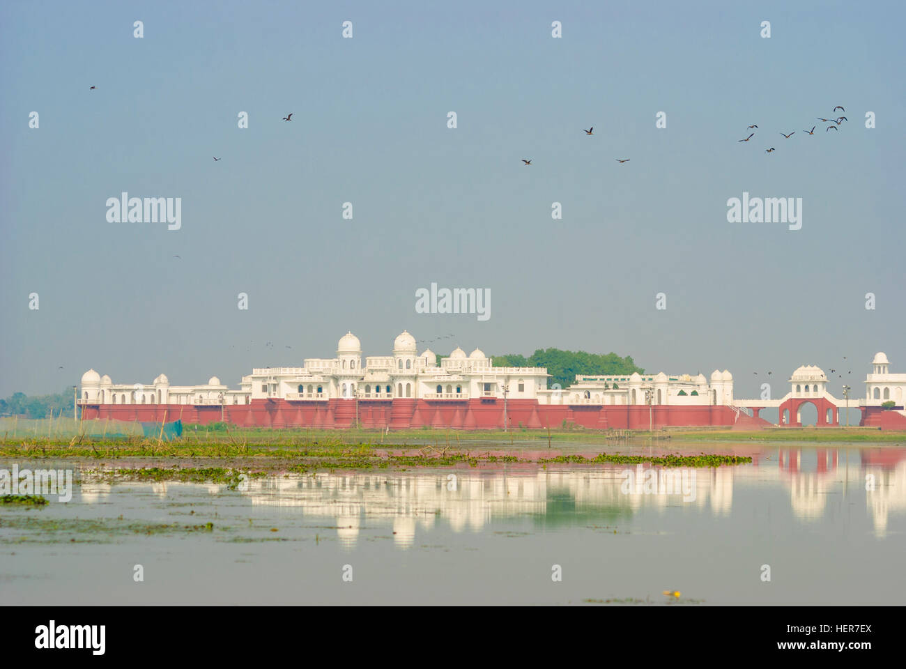 Melagarh: Water castle Neermahal in pond Rudra Sagar, Tripura, India ...