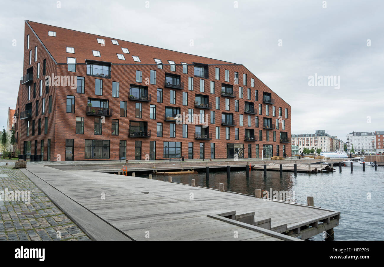 Modern architecture christianshavn copenhagen hi-res stock photography ...