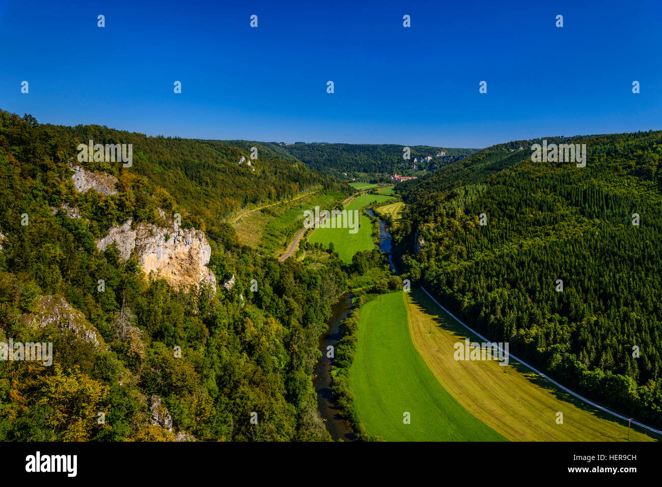 Germany, Baden-Wurttemberg, Swabian Alb, Upper Danube Valley, Beuron ...
