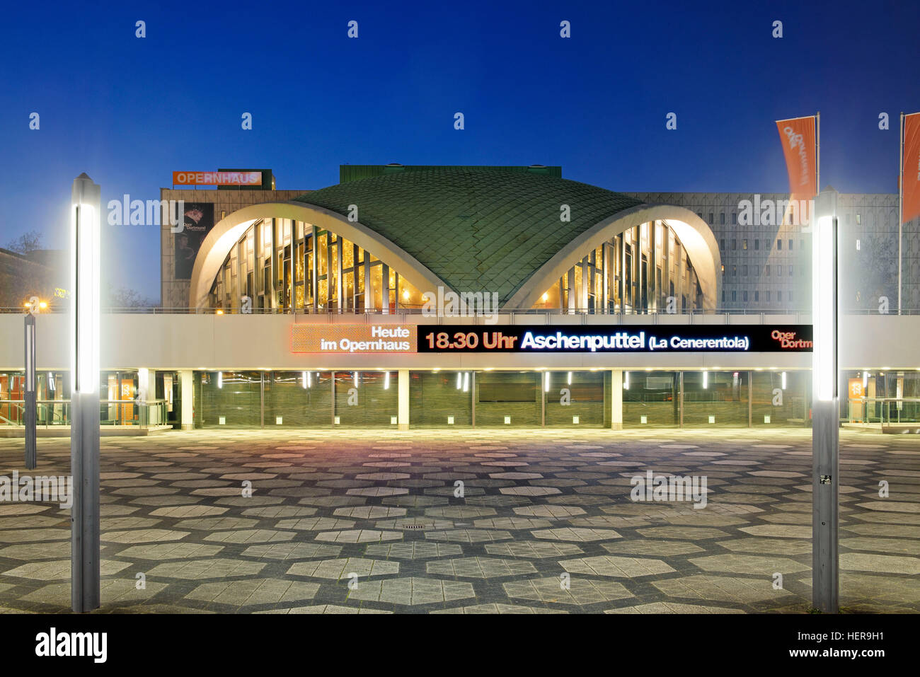 Opera-house in Dortmund, North Rhine-Westphalia, Germany Stock Photo ...