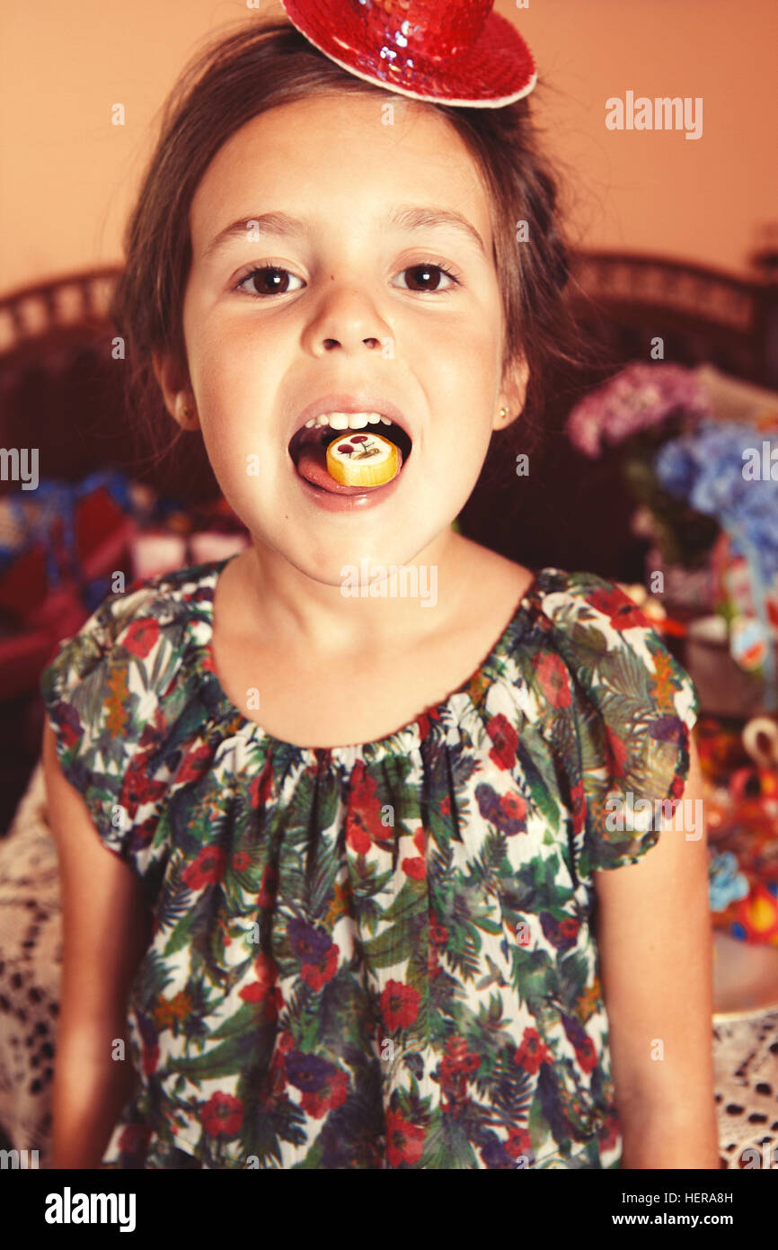 Children tongue candy hi-res stock photography and images - Alamy