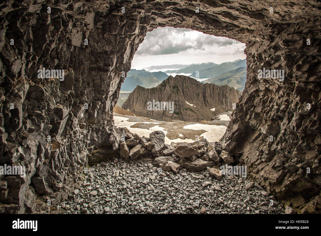 cave, France, Breche de Roland, mountain, adventure, quiet, summit ...