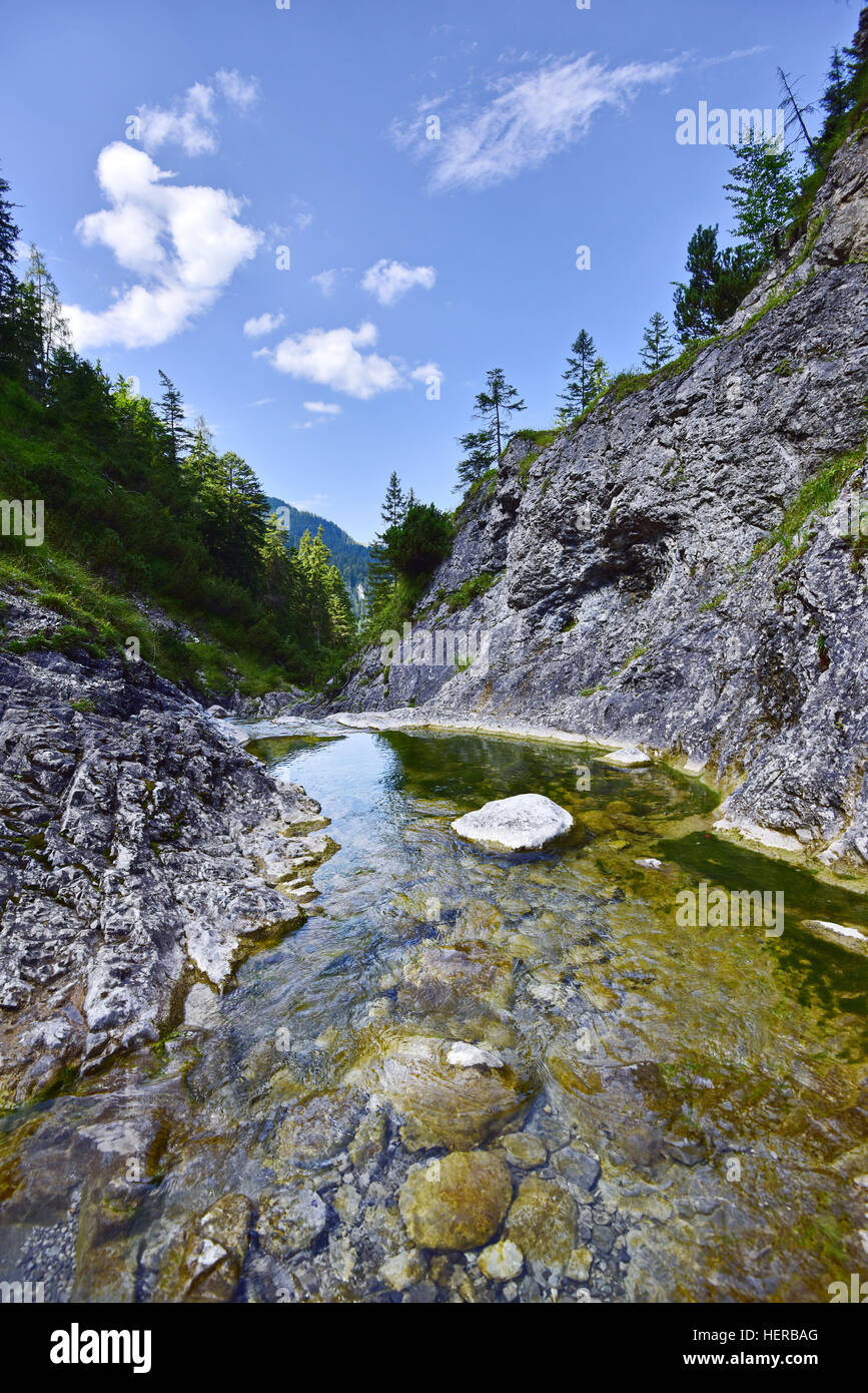 Badespaß in Gumpen Stock Photo - Alamy