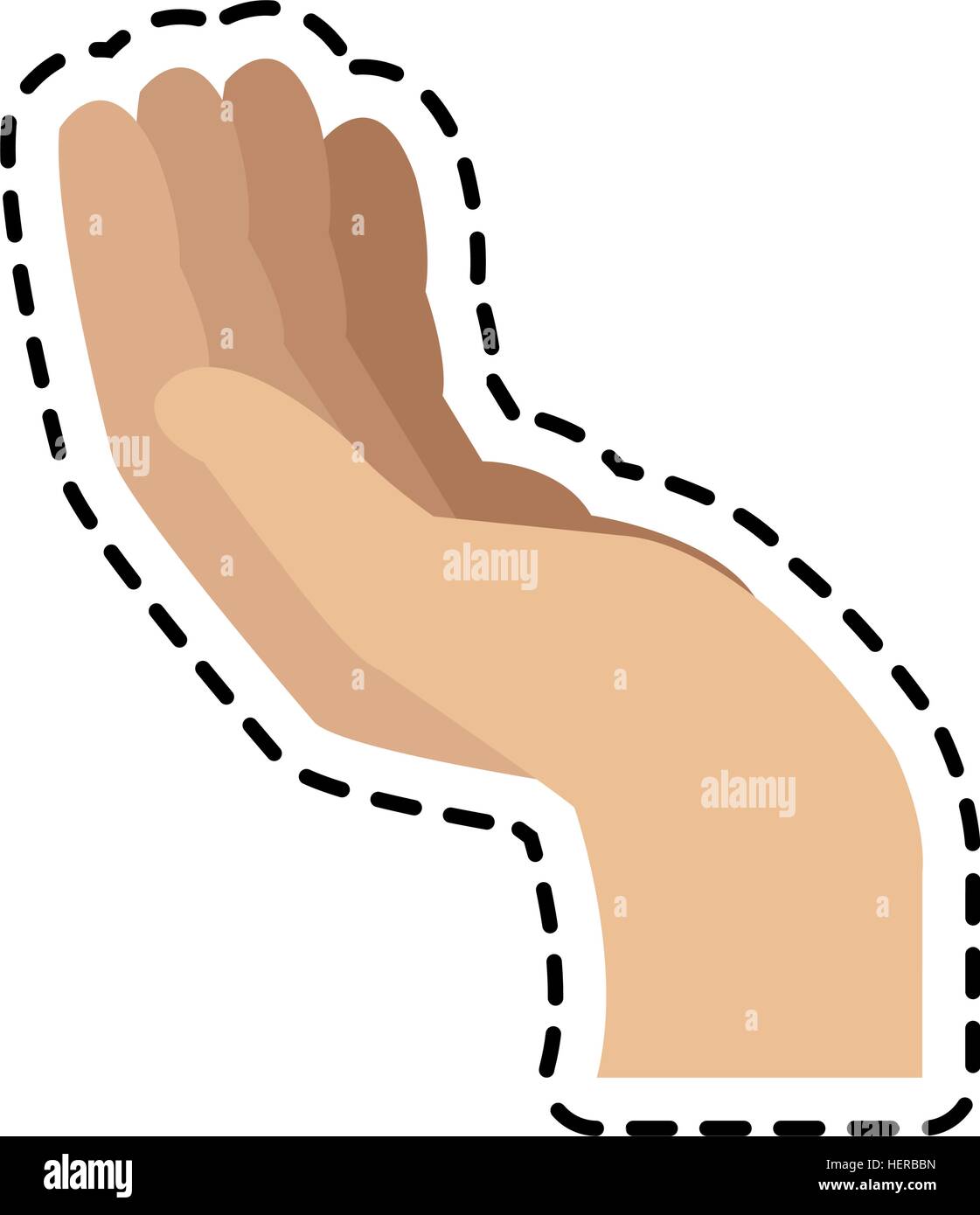 Isolated human hand design Stock Vector Image & Art - Alamy