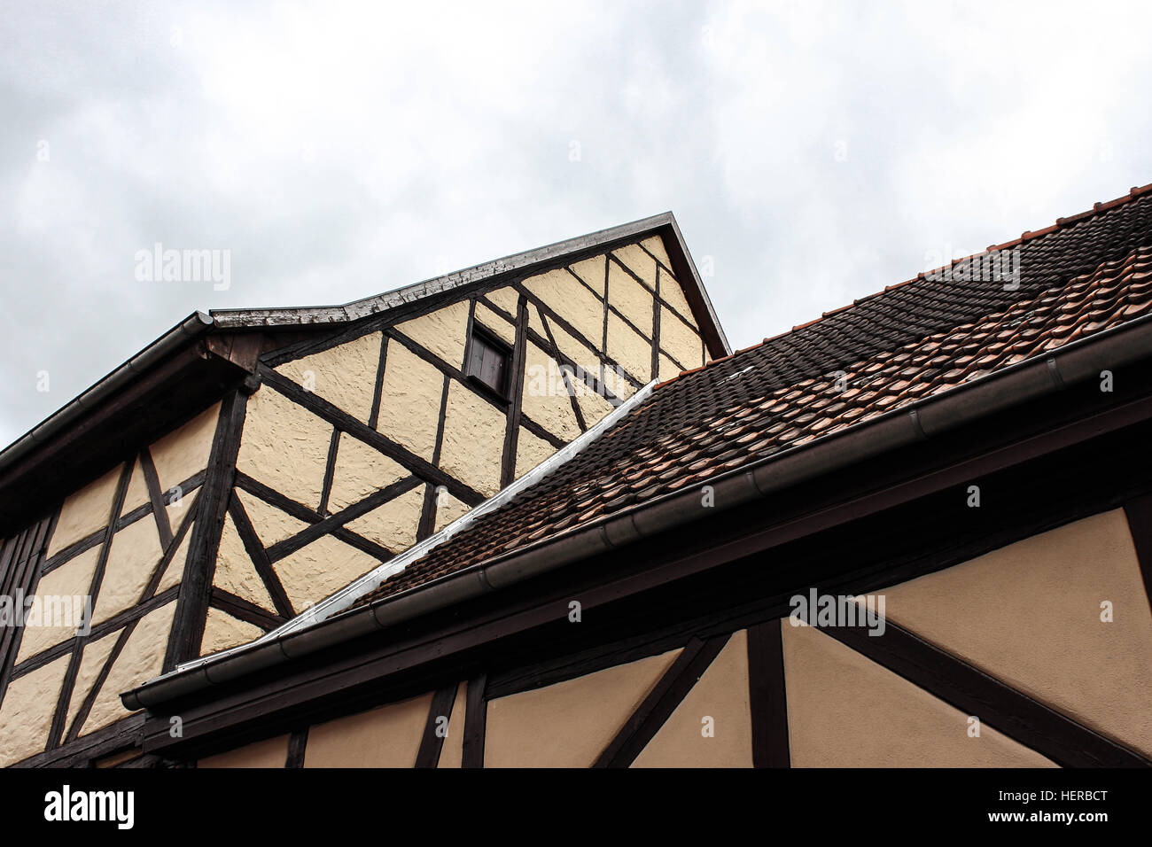 House roof, Thuringia Stock Photo - Alamy