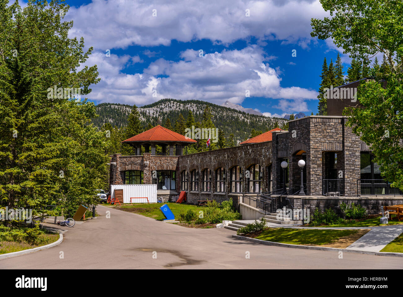 Canada, Alberta, Banff National Park, Banff, Cave and Basin National ...