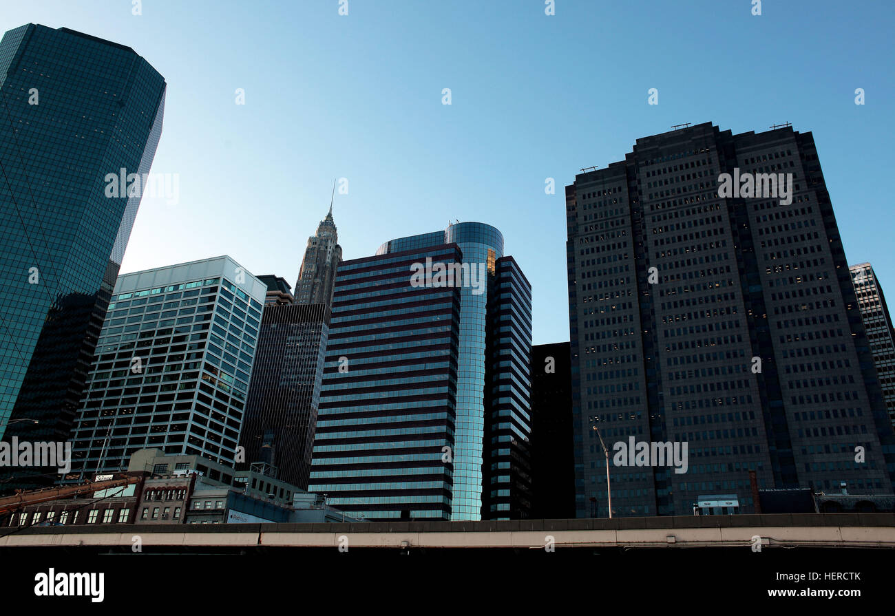High rises, New York City, Manhattan Stock Photo - Alamy