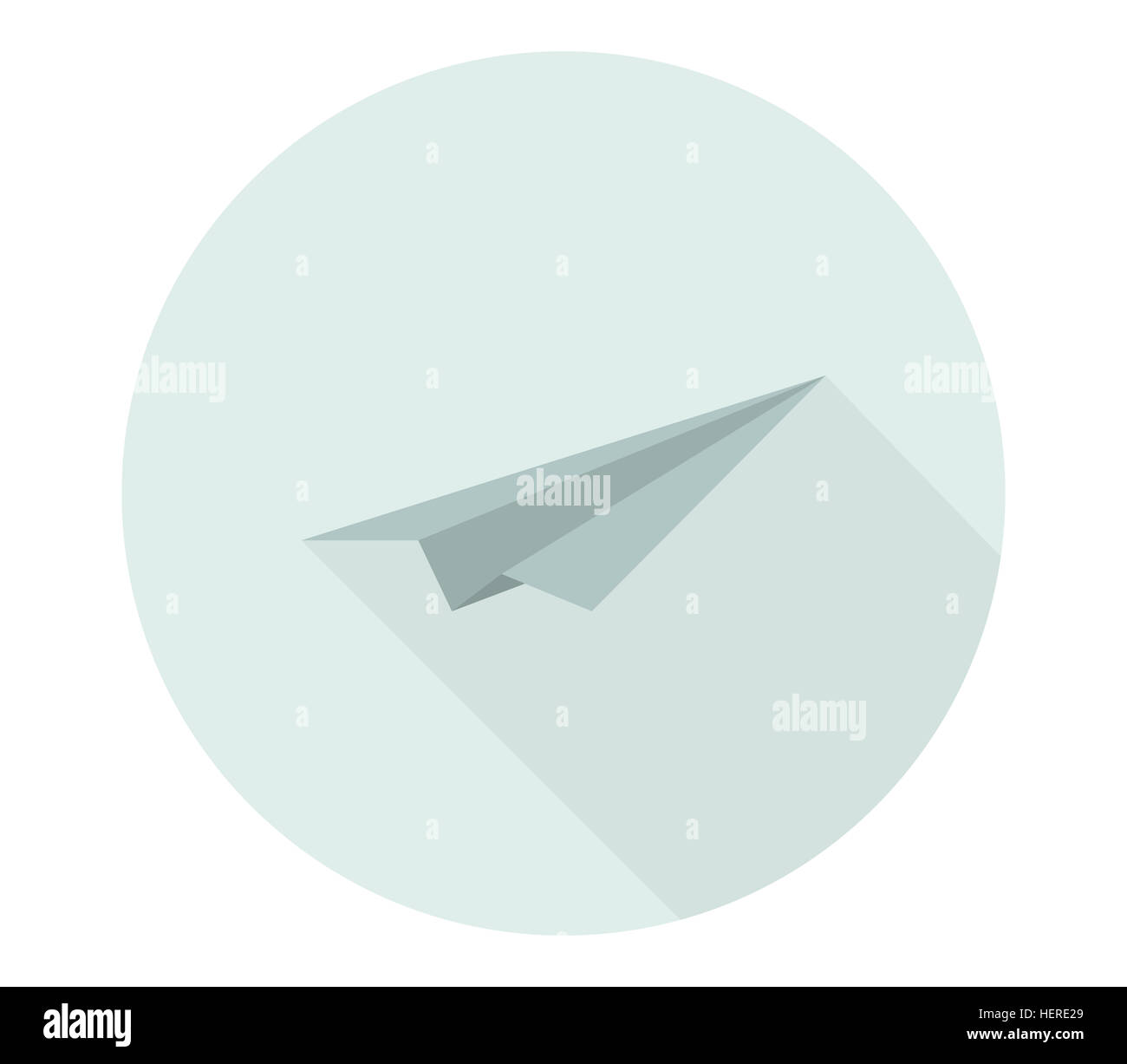 Paper airplane icon Stock Photo - Alamy