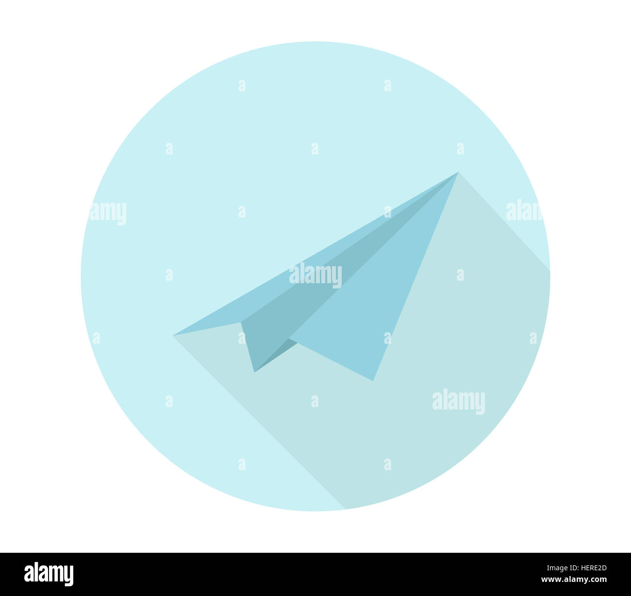 Paper airplane icon Stock Photo - Alamy