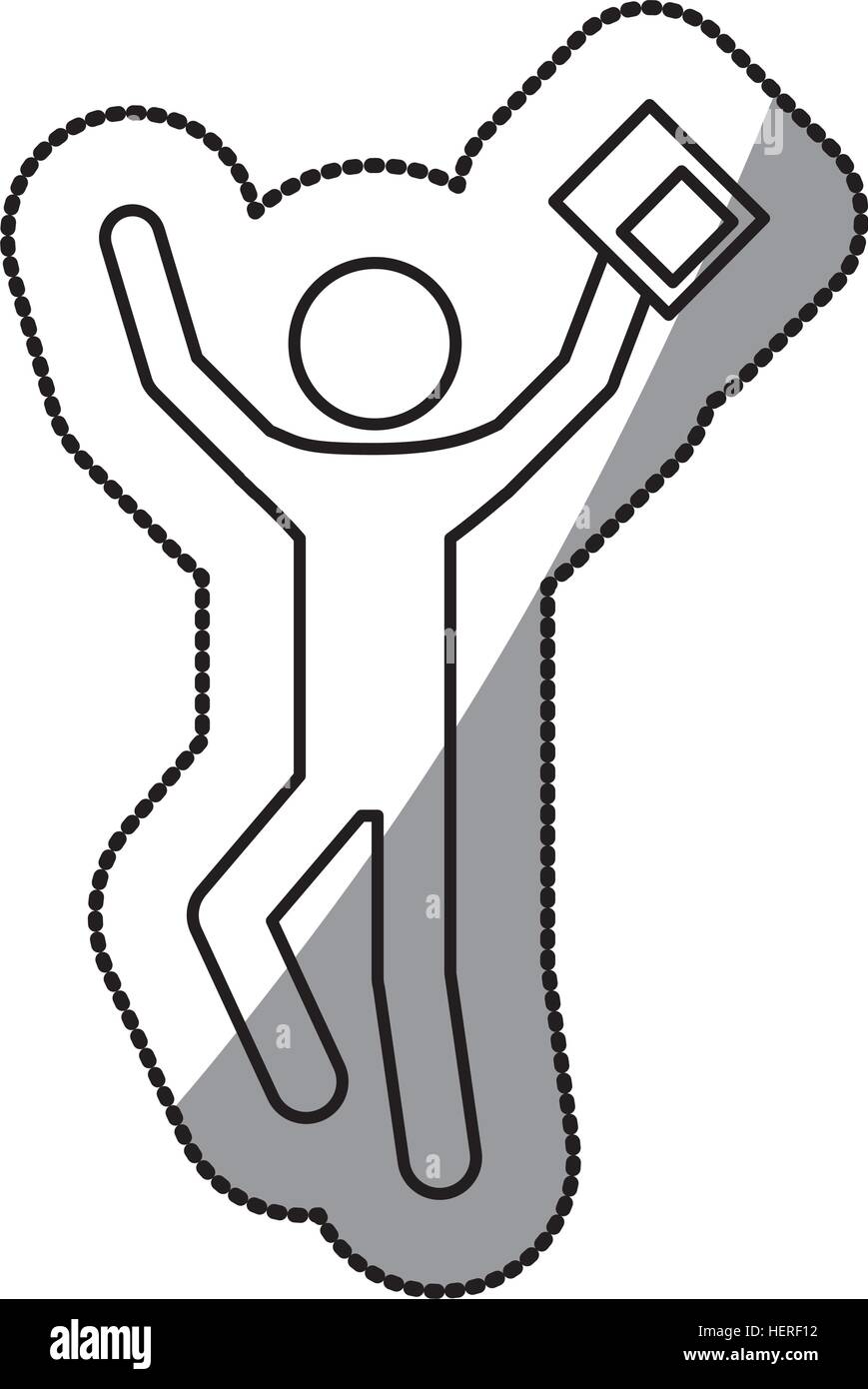 Pictogram icon. People person figure and human theme. Isolated design ...