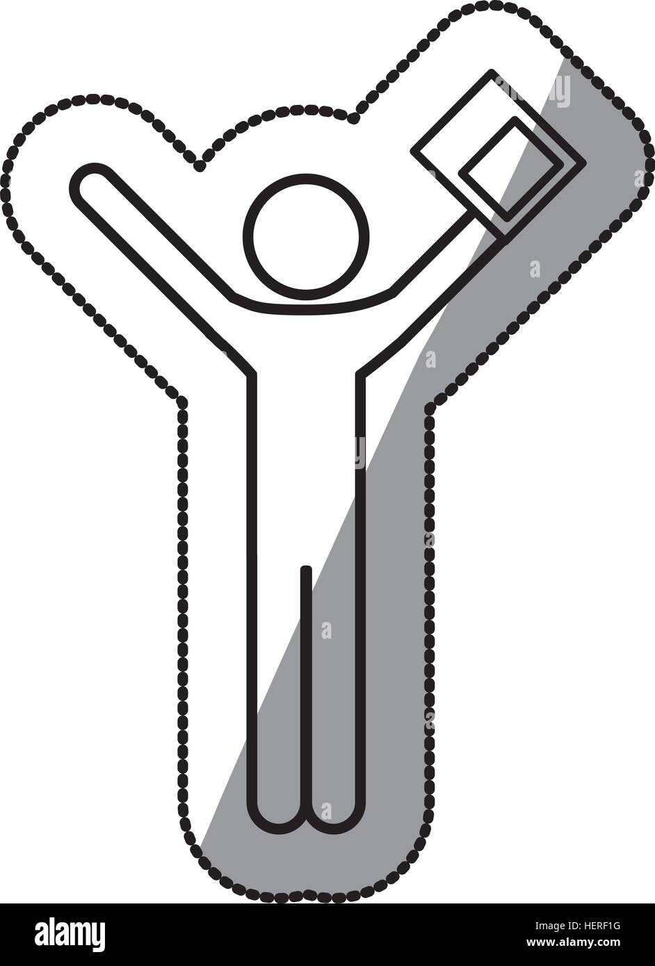 Pictogram icon. People person figure and human theme. Isolated design ...