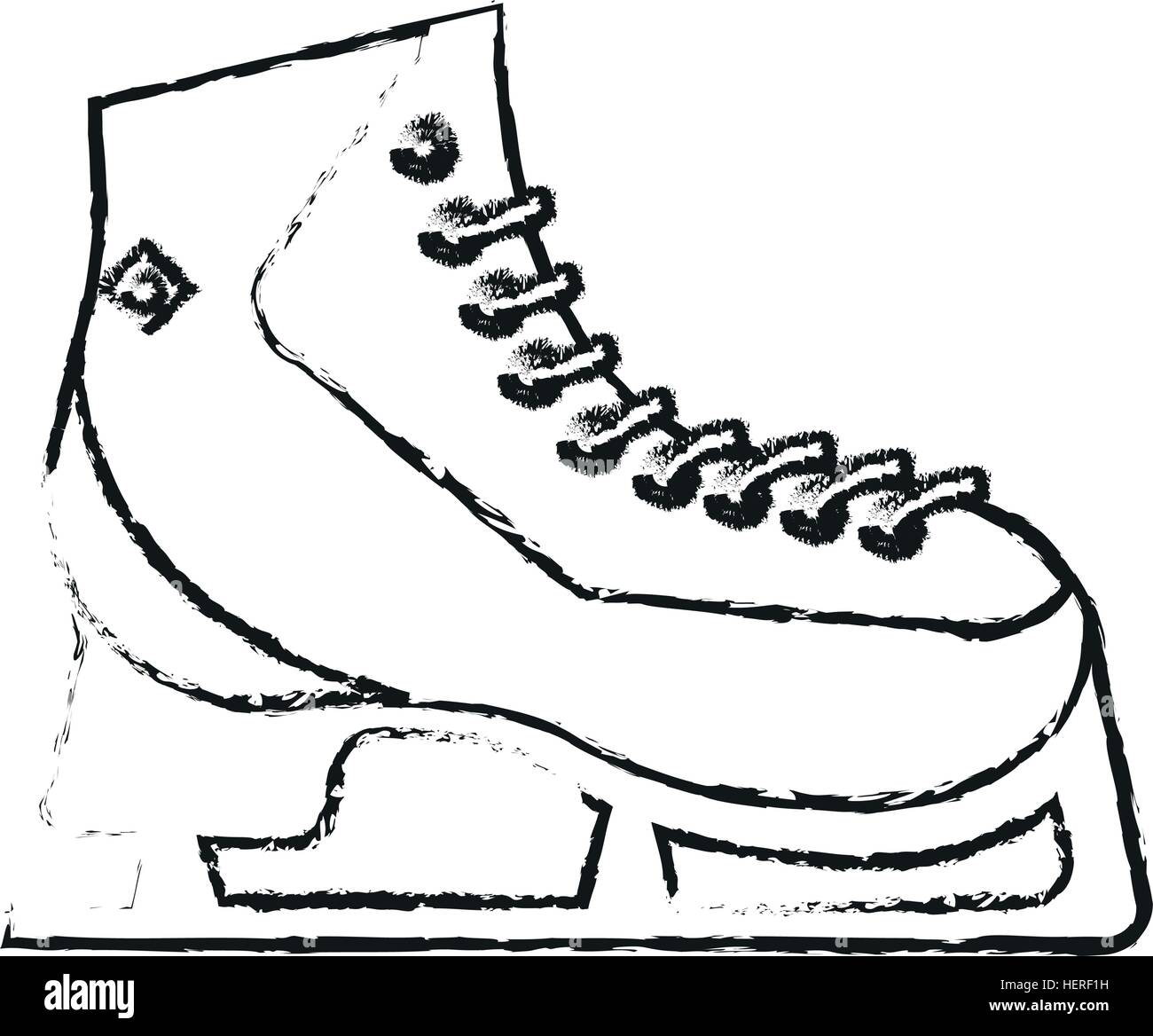 Isolates ice skate design Stock Vector Image & Art - Alamy