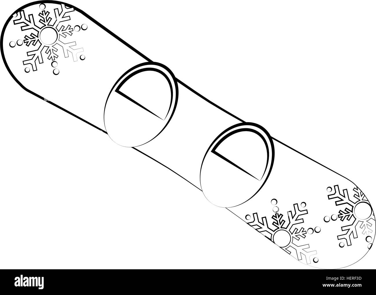 Isolated snowboard design Stock Vector Image & Art - Alamy