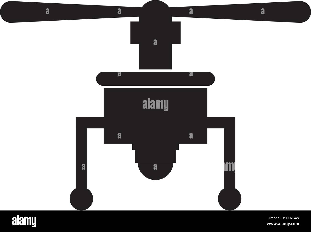 Drone icon. Technology remote aircraft uav spy and robot theme ...
