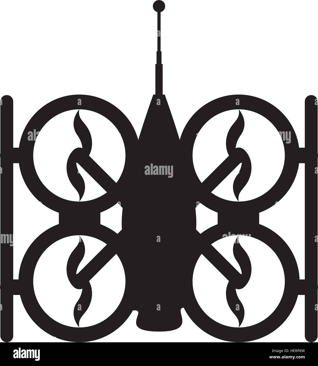 Drone icon. Technology remote aircraft uav spy and robot theme ...