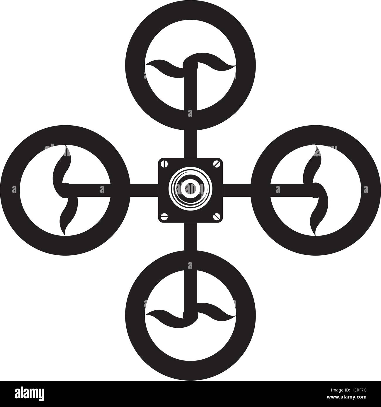 Drone icon. Technology remote aircraft uav spy and robot theme ...