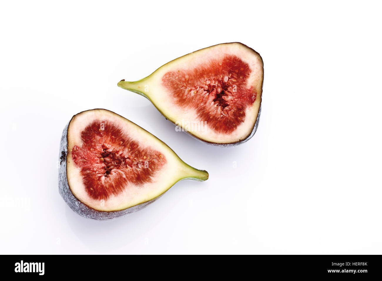 Cut-open figs (Ficus carica Stock Photo - Alamy