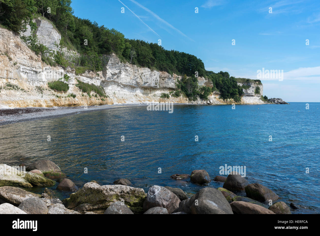 Stevns Cliff, Store Heddinge, Zealand, Denmark Stock Photo - Alamy