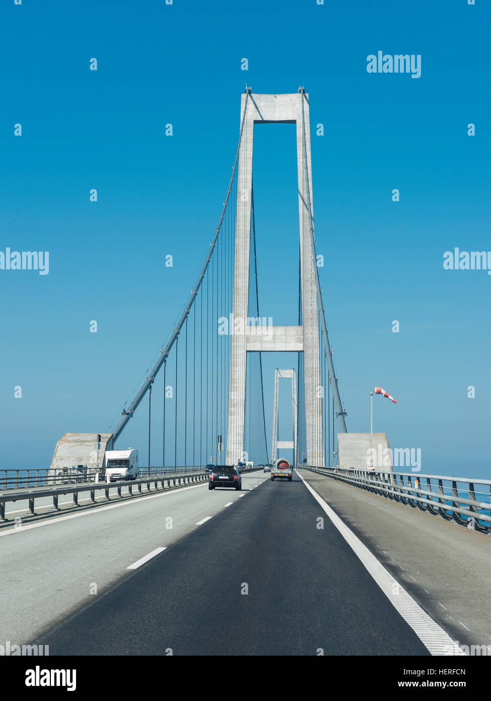 Great Belt Bridge, Storebæltsbroen, Great Belt Strait, Korsør, Slagelse ...