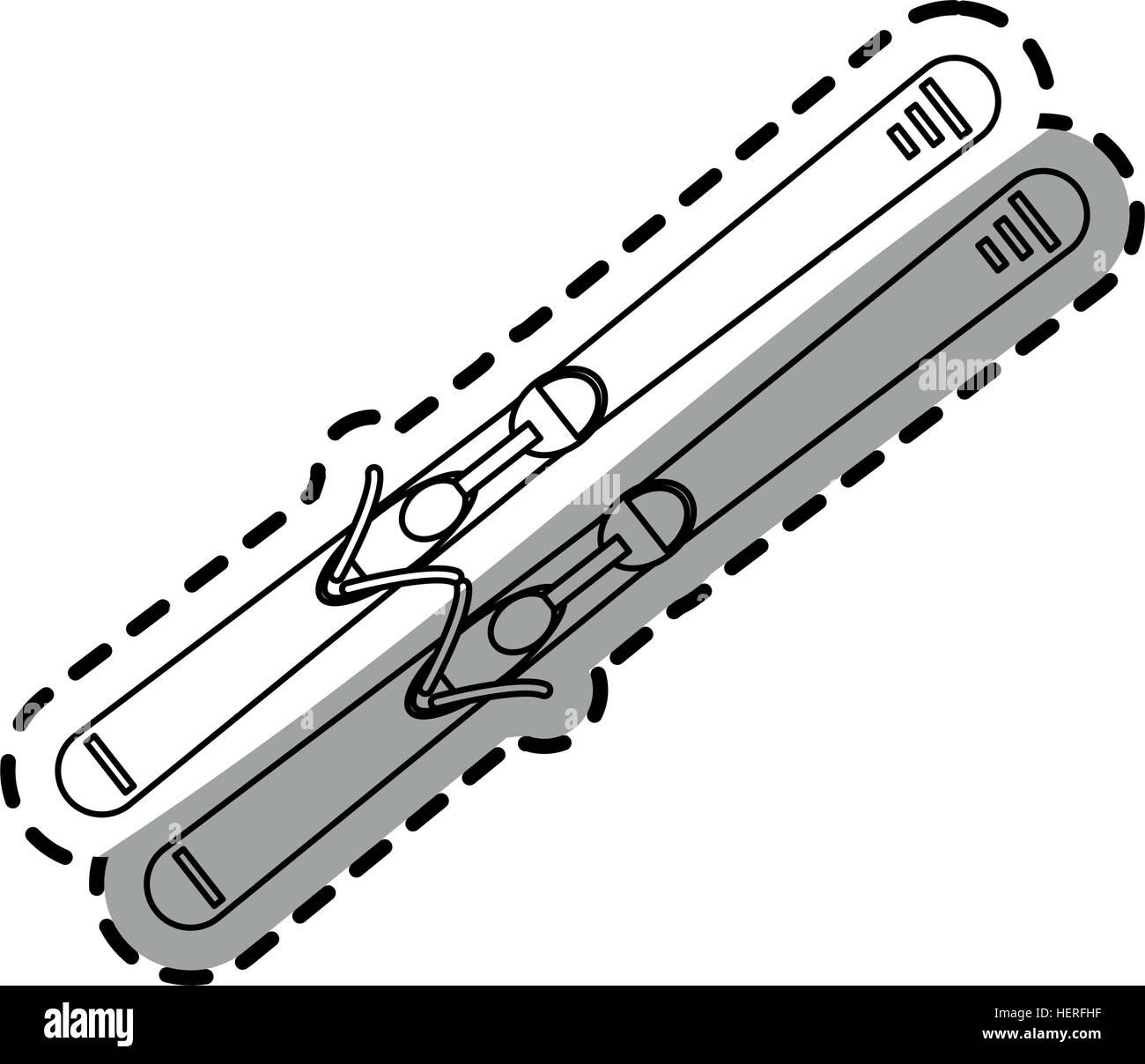 Isolated skis design Stock Vector Image & Art - Alamy
