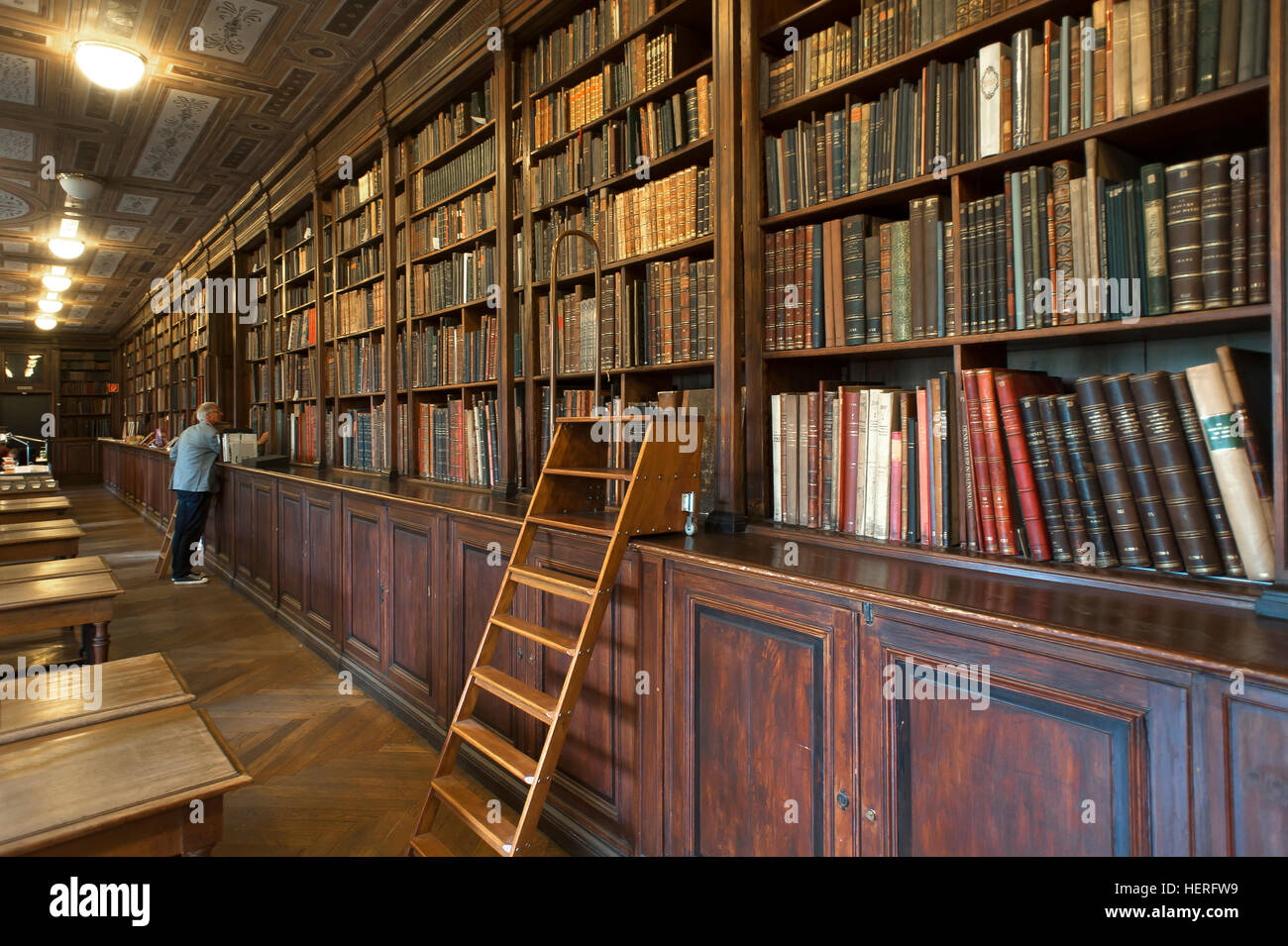 University Library Reading Room High Resolution Stock Photography and ...