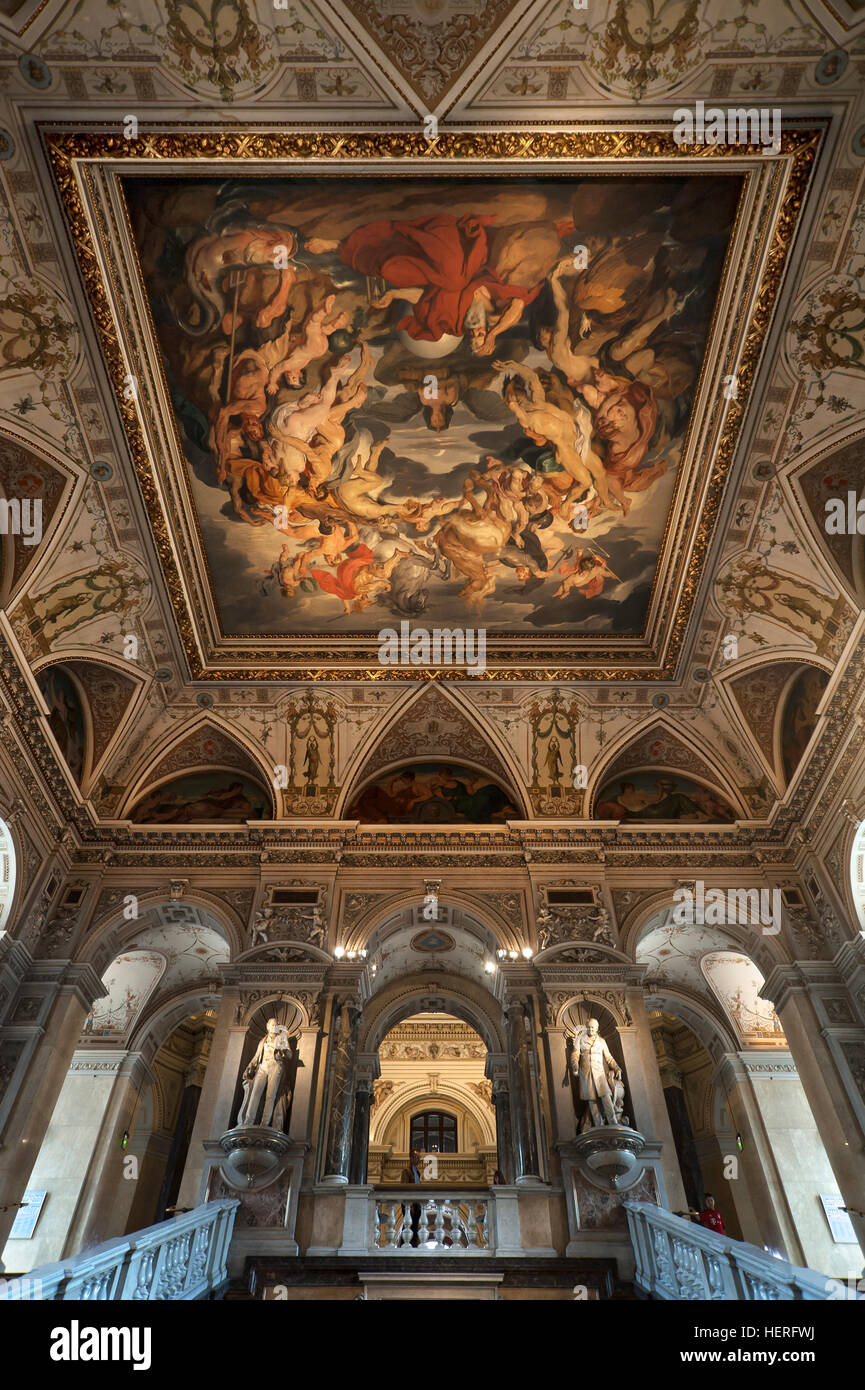 Staircase natural history museum vienna hi-res stock photography and ...