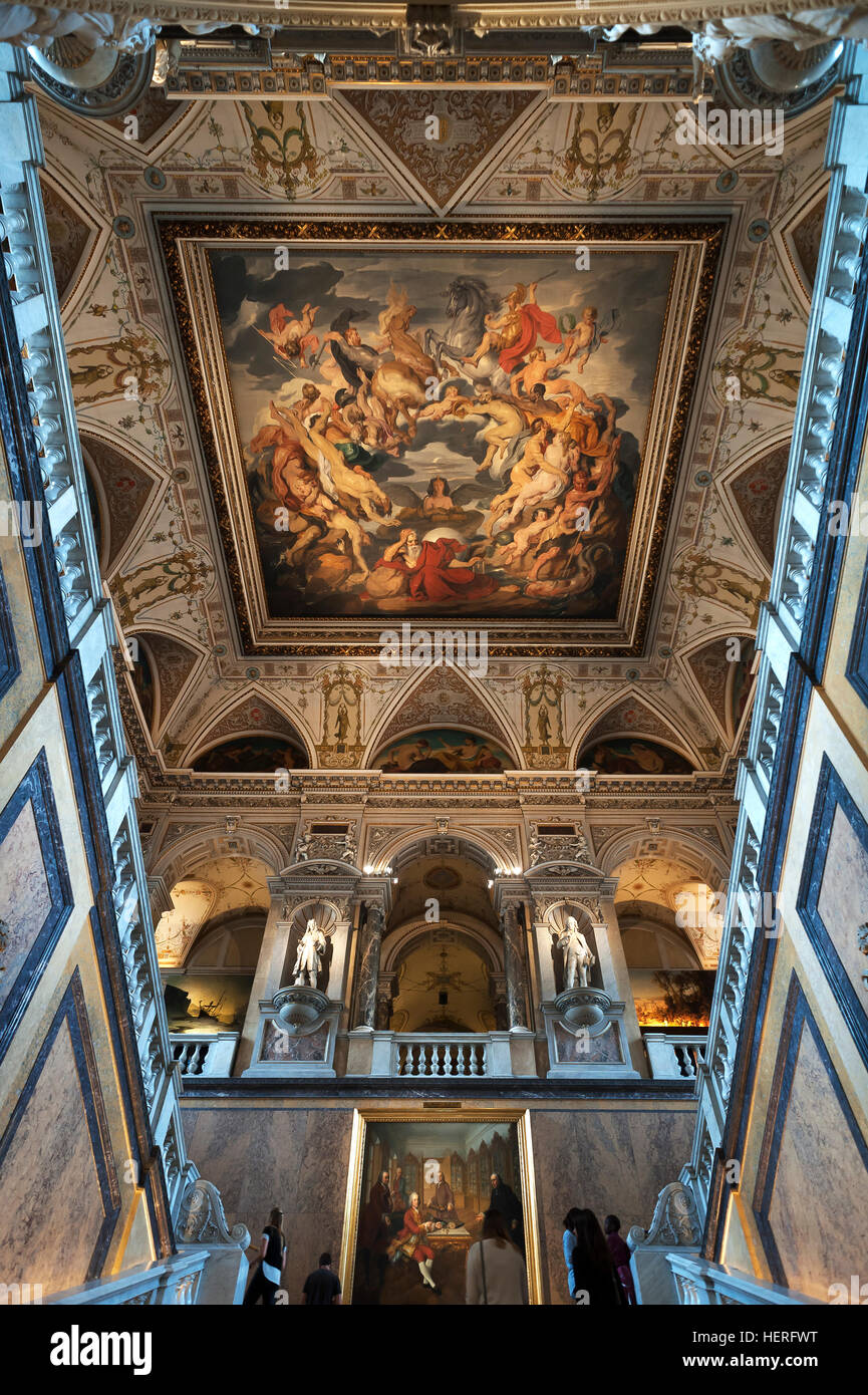 Staircase natural history museum vienna hi-res stock photography and ...
