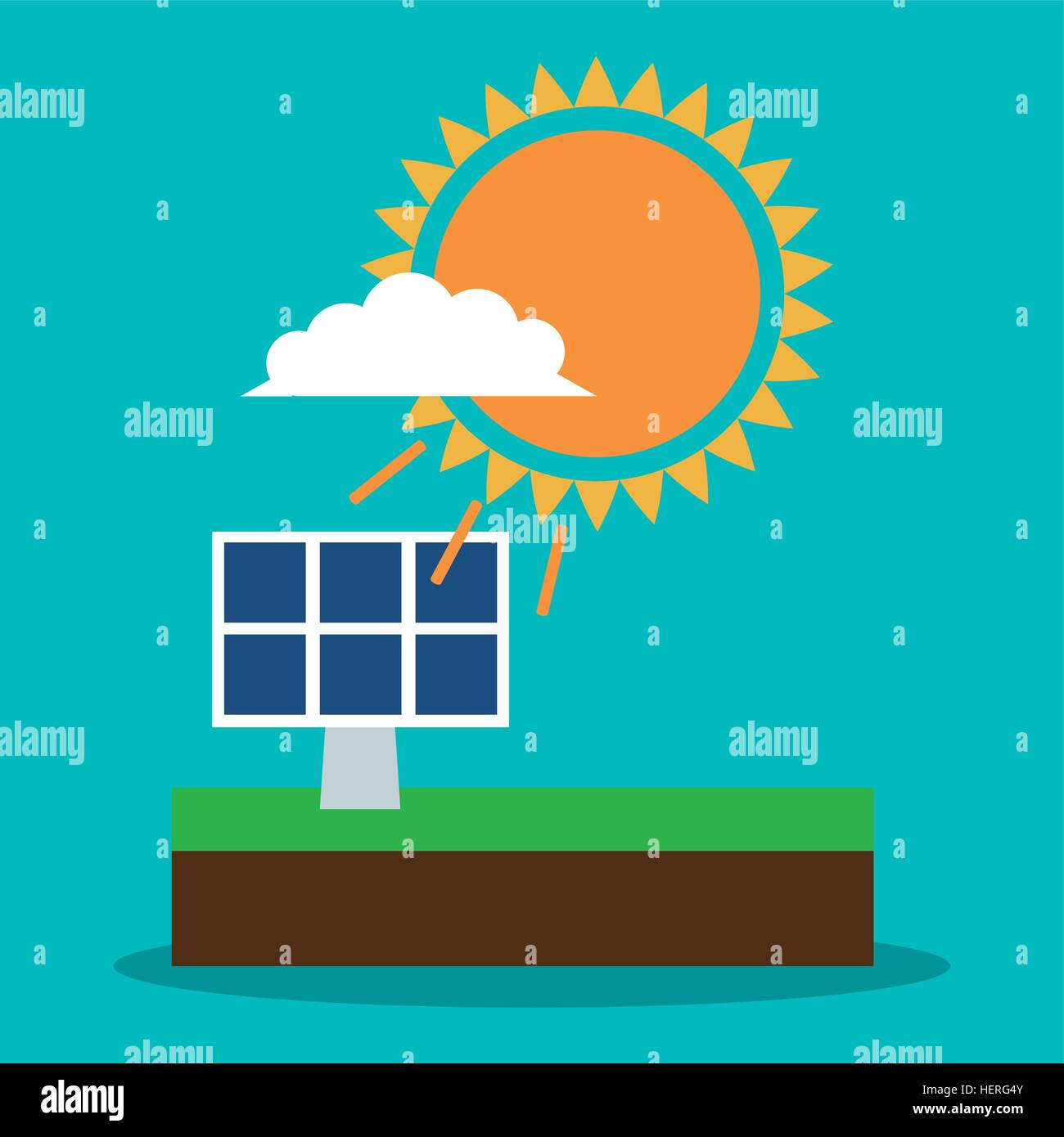 Solar panel design Stock Vector Image & Art - Alamy
