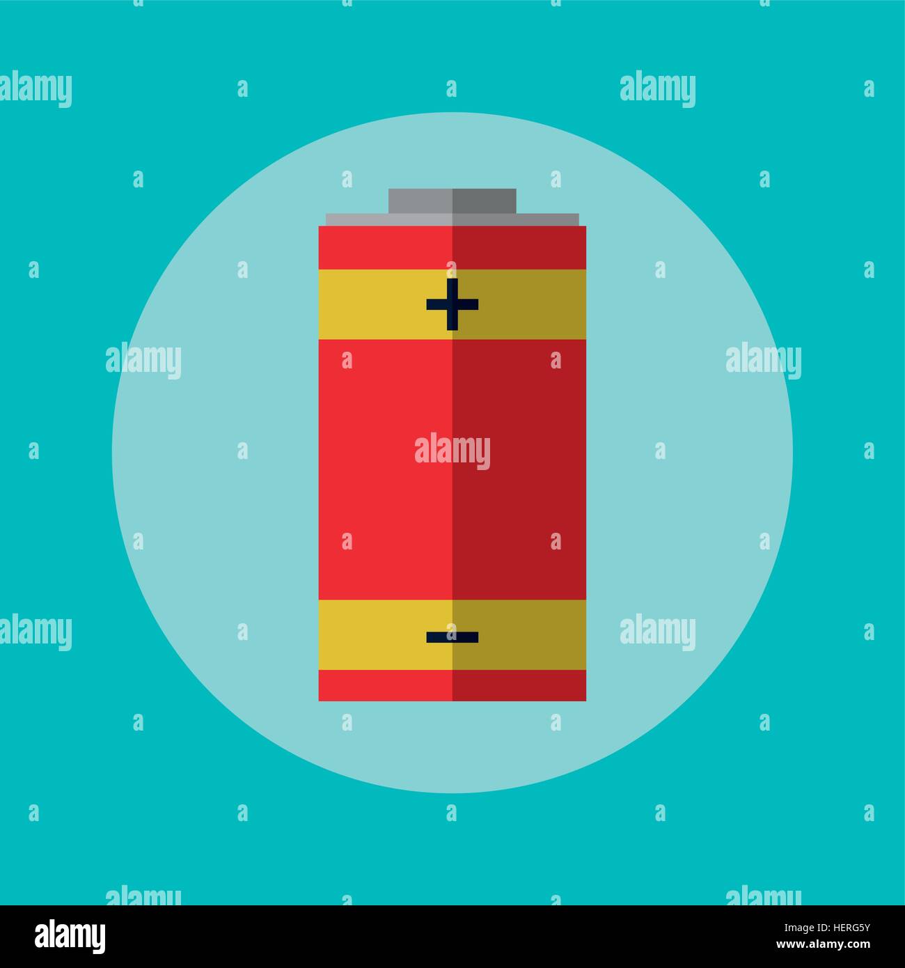 Battery inside circle design Stock Vector Image & Art - Alamy