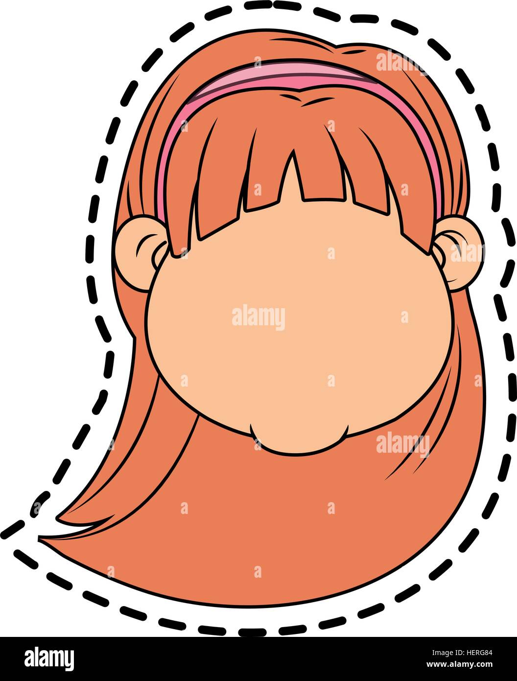 Isolated girl design Stock Vector Image & Art - Alamy