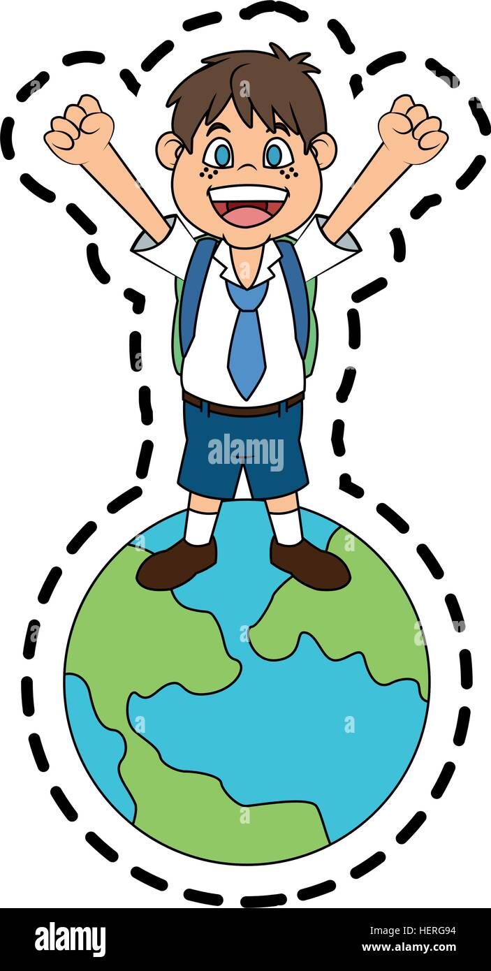 Isolated school boy design Stock Vector Image & Art - Alamy