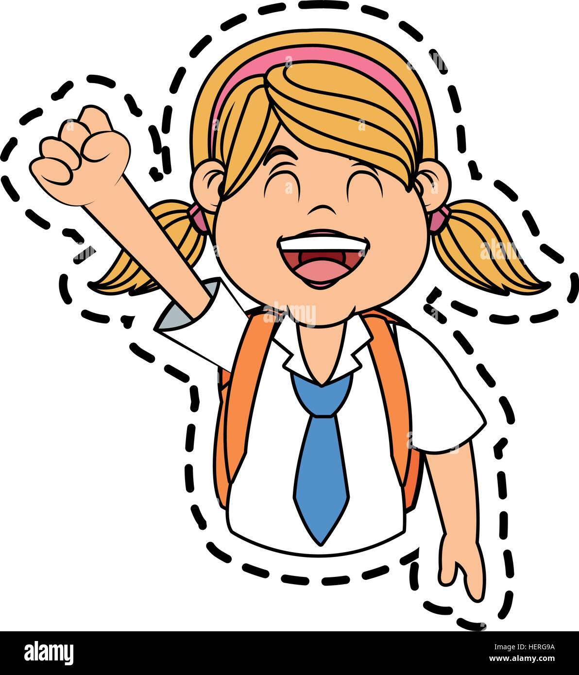 Isolated school girl design Stock Vector Image & Art - Alamy