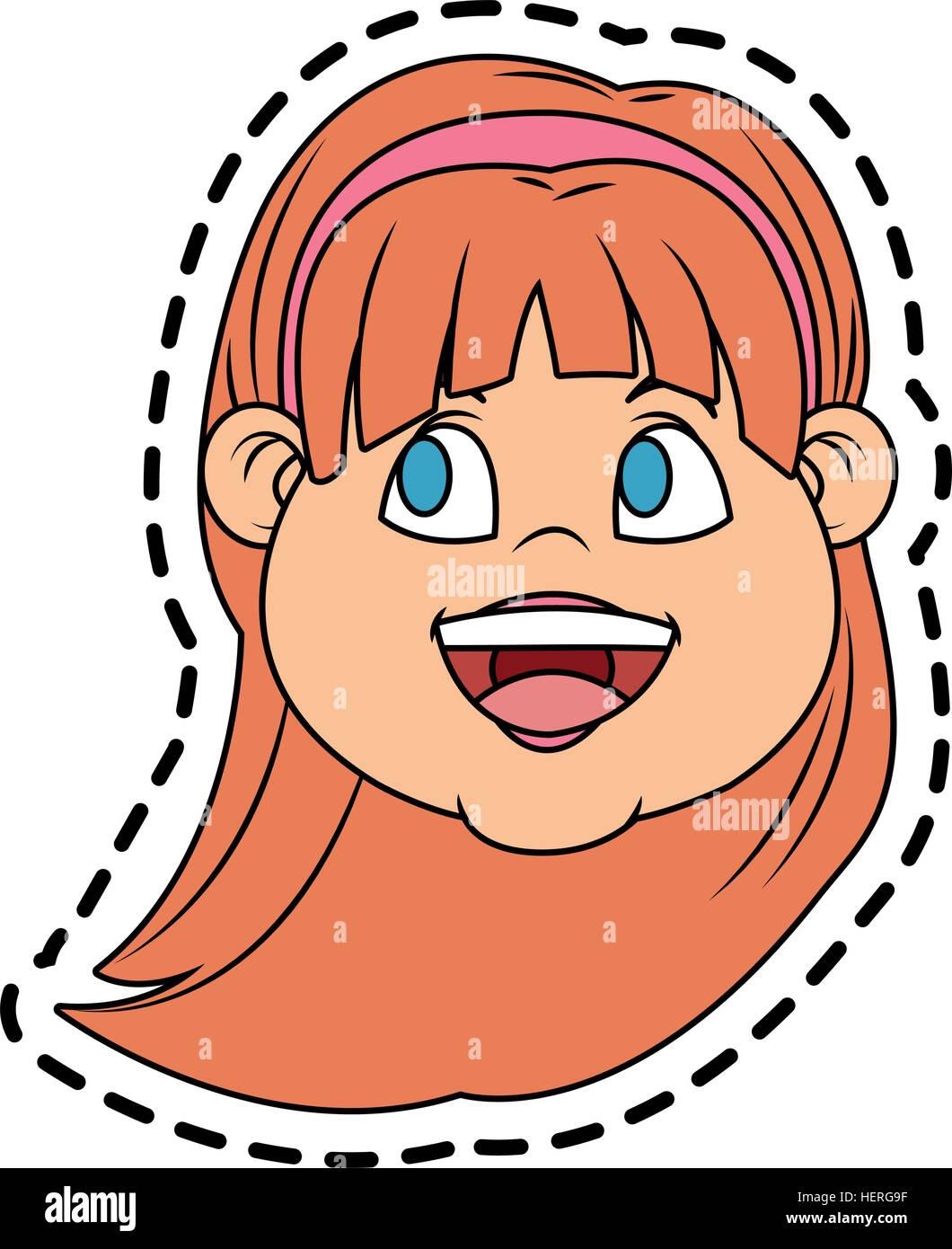 Isolated girl design Stock Vector Image & Art - Alamy