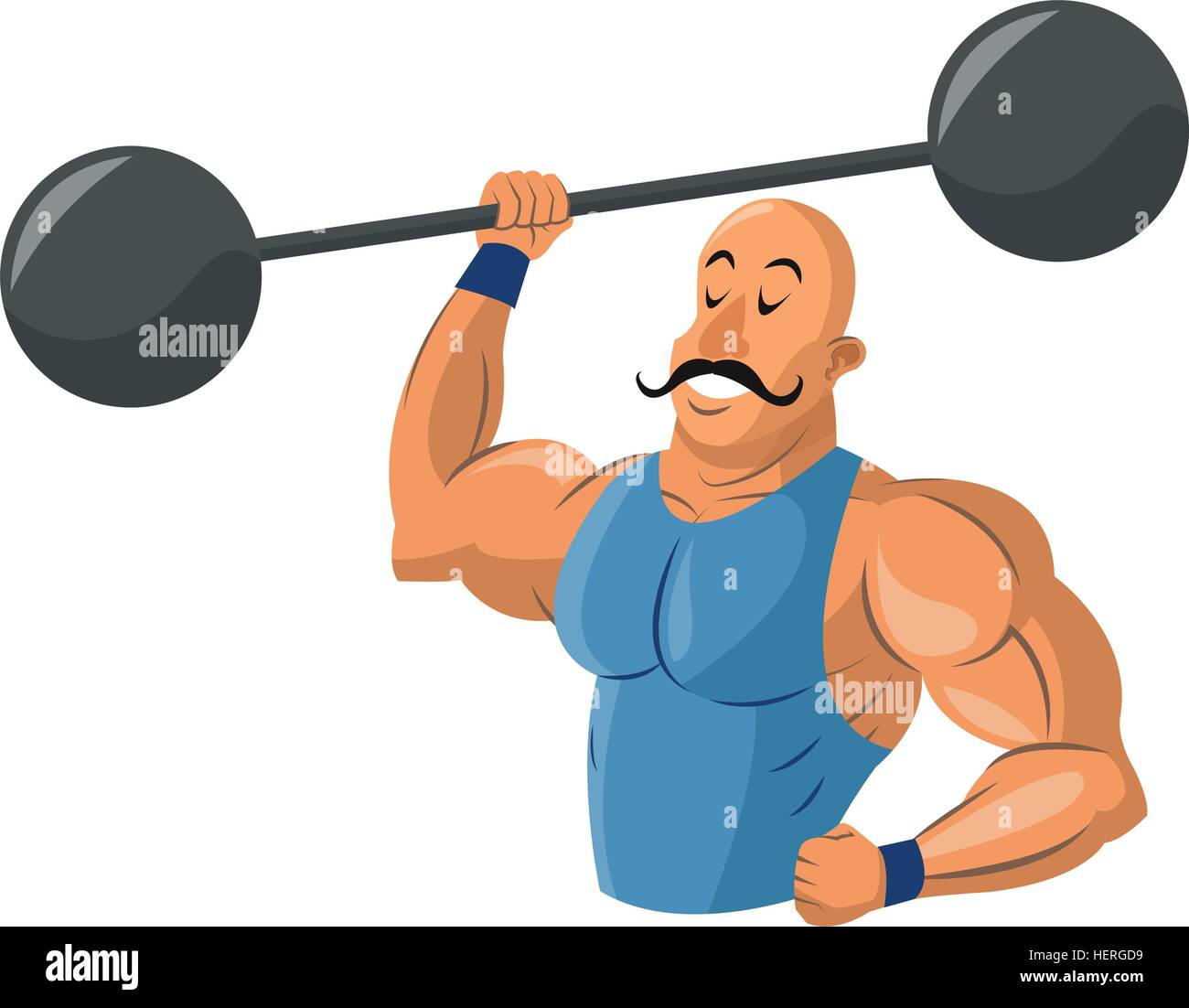 Isolated circus strength man design Stock Vector Image & Art - Alamy