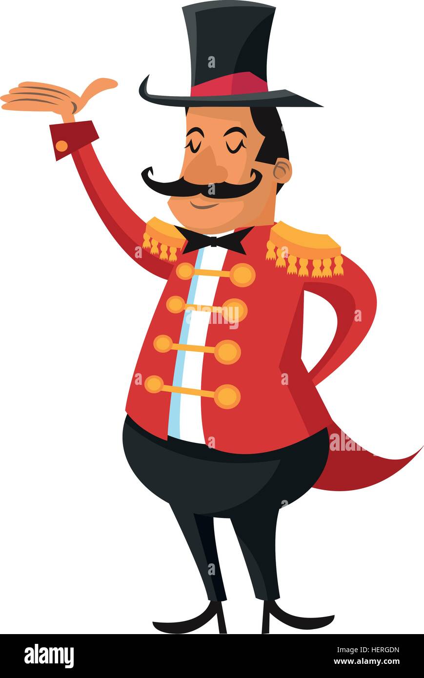 Isolated circus man design Stock Vector Image & Art - Alamy