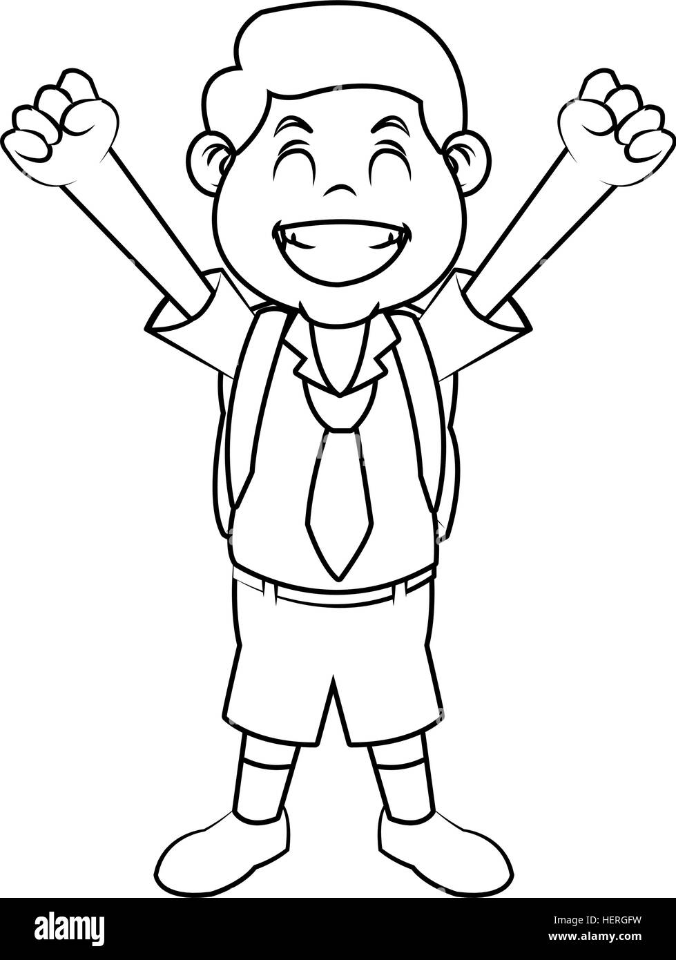 Isolated school boy design Stock Vector Image & Art - Alamy