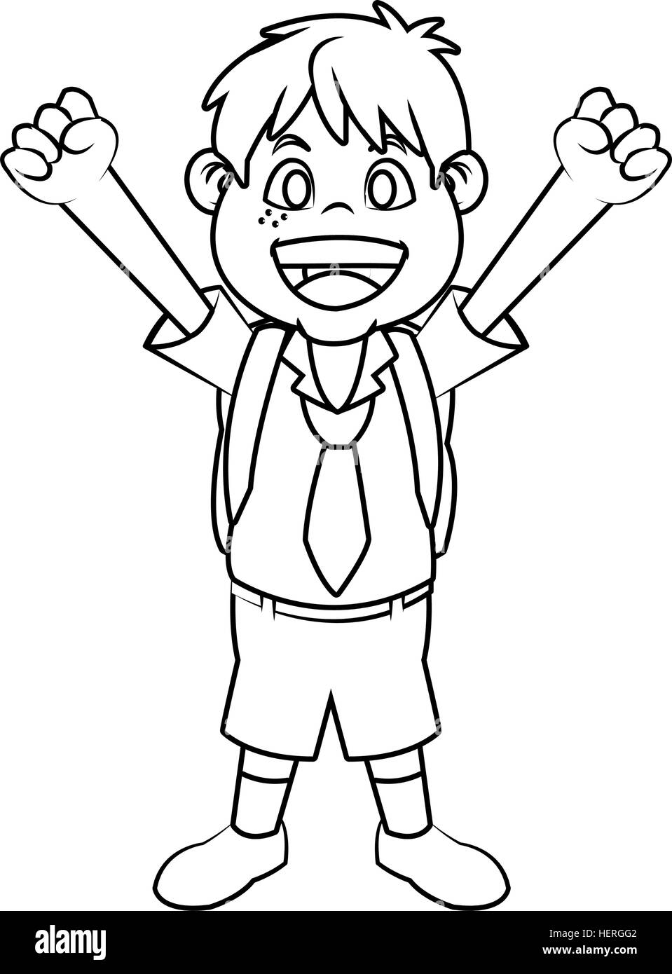 Isolated school boy design Stock Vector Image & Art - Alamy