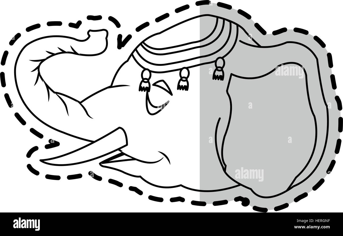 Isolated circus elephant design Stock Vector Image & Art - Alamy