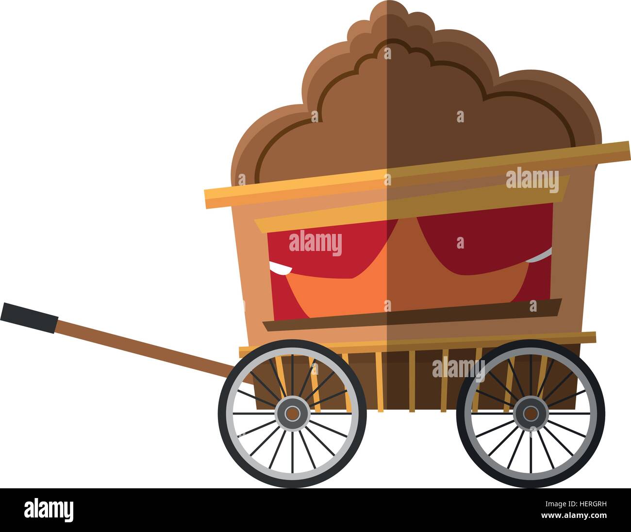 Isolated carnival cart design Stock Vector Image & Art - Alamy