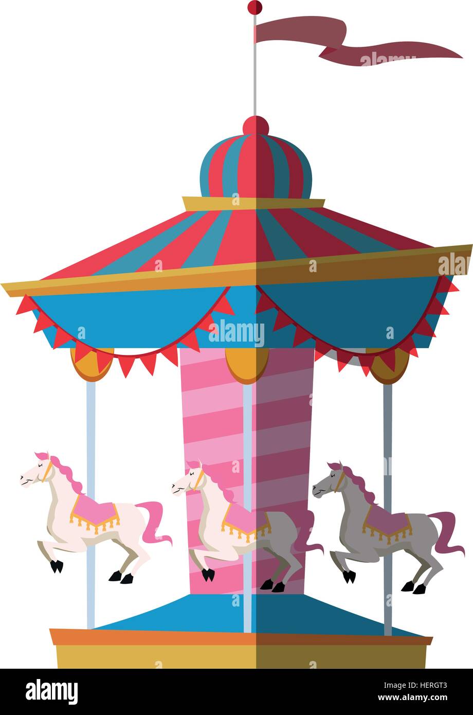 Isolated carousel design Stock Vector Image & Art - Alamy