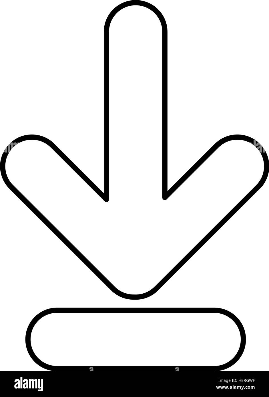 Download arrow icon. App media multimedia internet and web theme ...